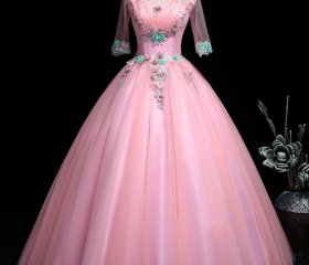 Light Wedding Dress Evening Dress Women's Dress Long Section Long ...