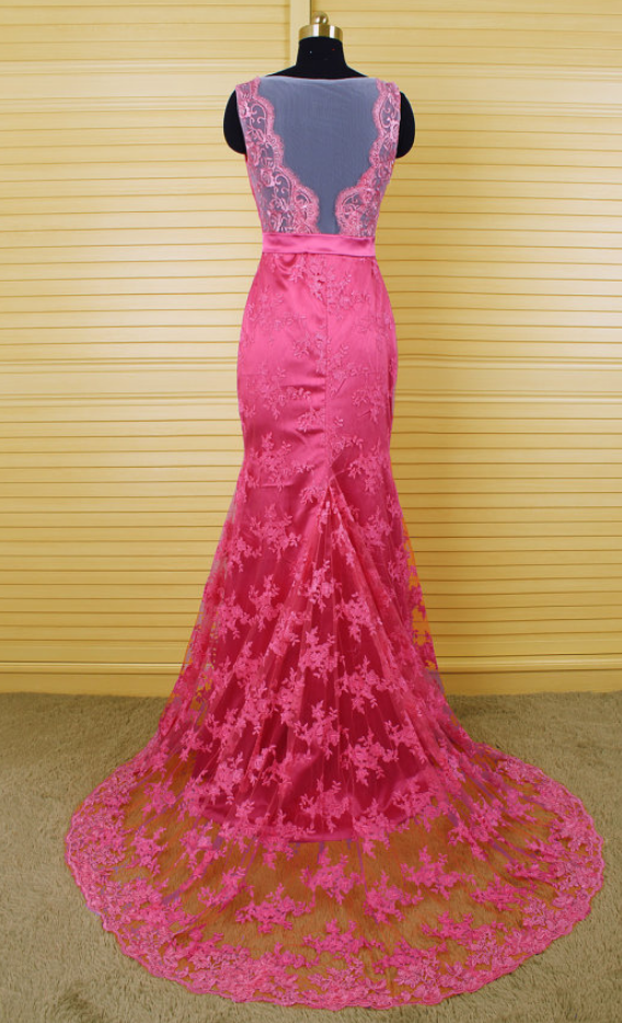 Lace Prom Dresses,formal Gown,lace Evening Gowns on Luulla