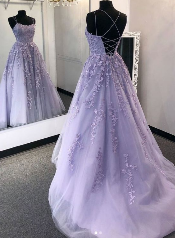 Tulle Lace Long Prom Dress Lace Tulle Formal Dress on Luulla