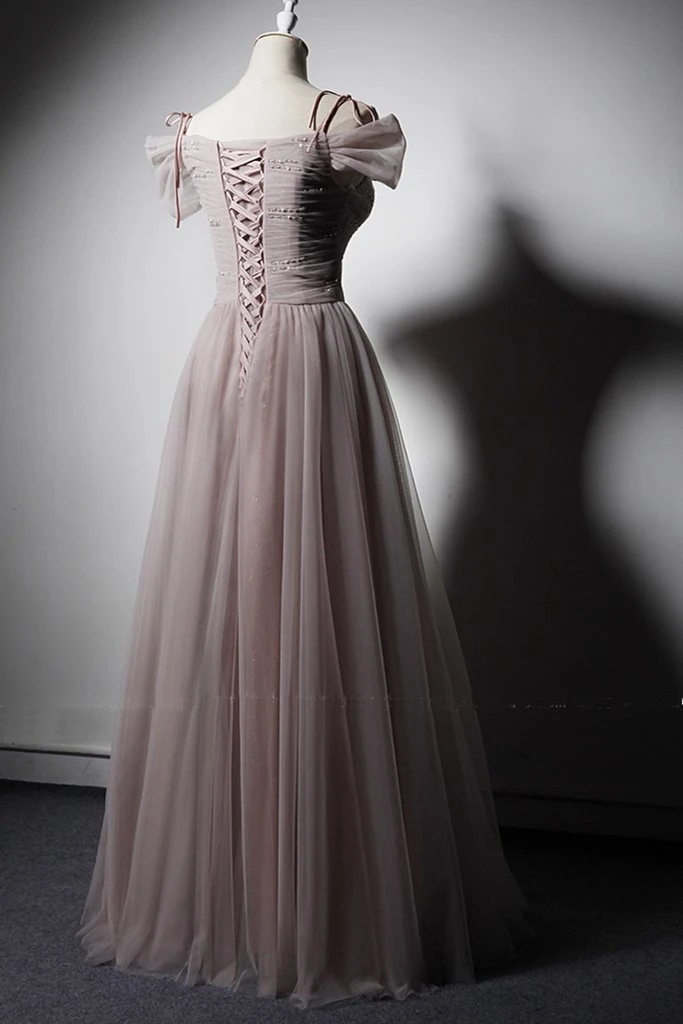 Prom Dresses Off Shoulder Custom Size Senior Prom Dress With Sleeves on ...