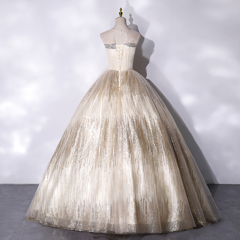 Evening Dress Fluffy Dress Women's Long Dress Is Thin on Luulla