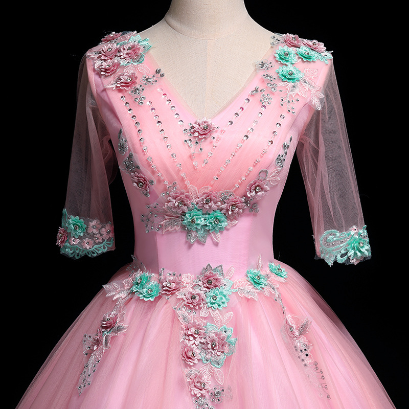 Light Wedding Dress Evening Dress Women's Dress Long Section Long ...