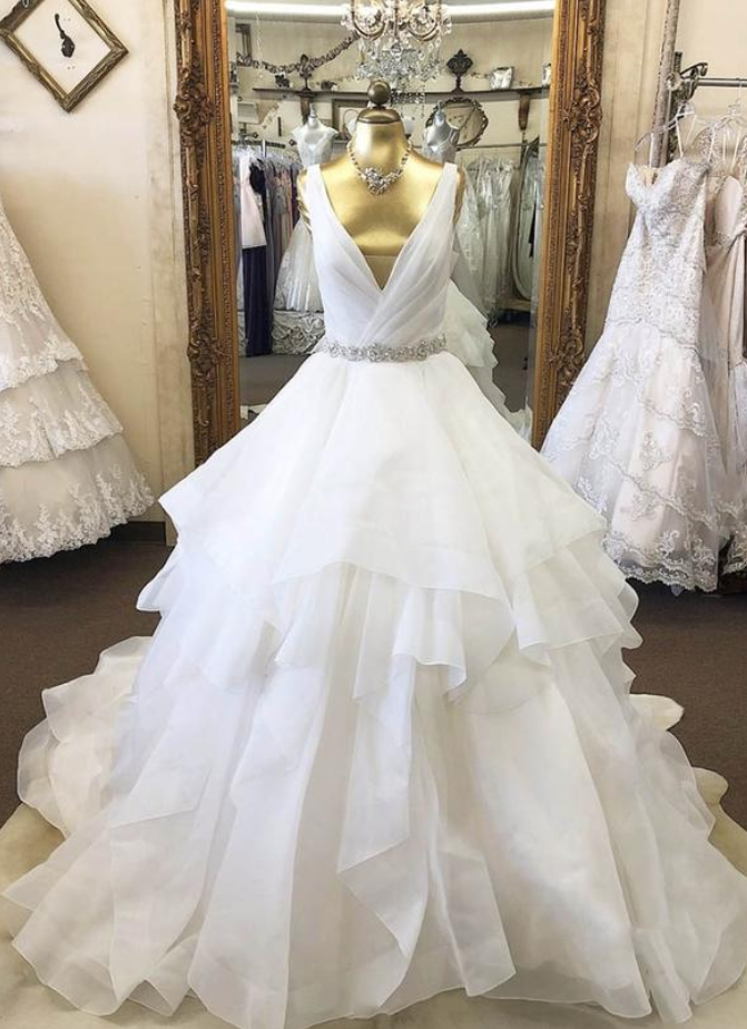 Prom Dresses V Neck Tulle Prom Gown Formal Dress on Luulla