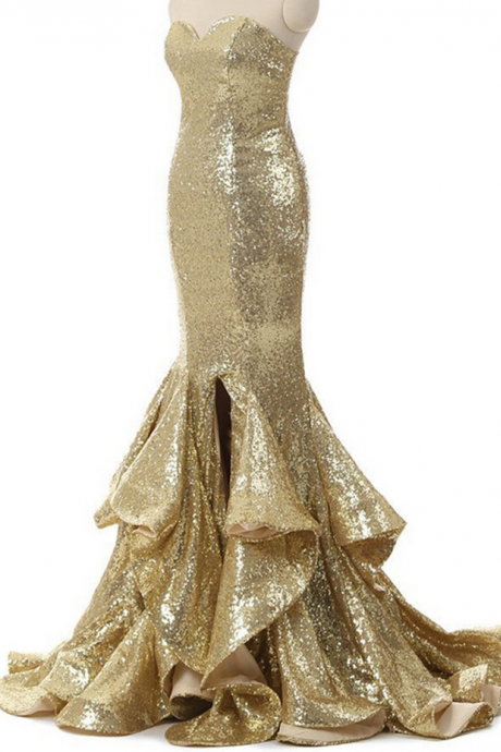 Gold Prom Dresses - Luulla