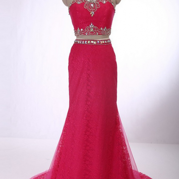 A-Line Red Applique Prom Dress,Evening Dress on Luulla