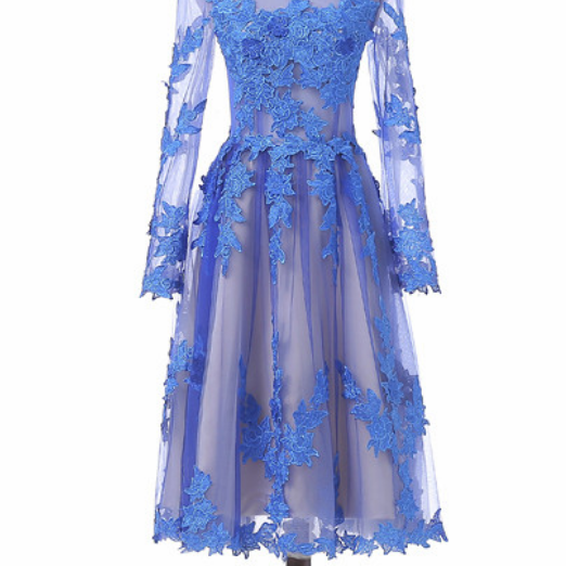 Transparent Of Sexy Long-sleeved Homecoming Dresses Brief Paragraph ...