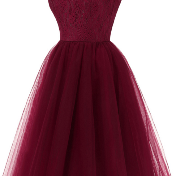 Women Sexy Lace Cocktail Dress Knee-length Short Tulle Party Dress Navy ...