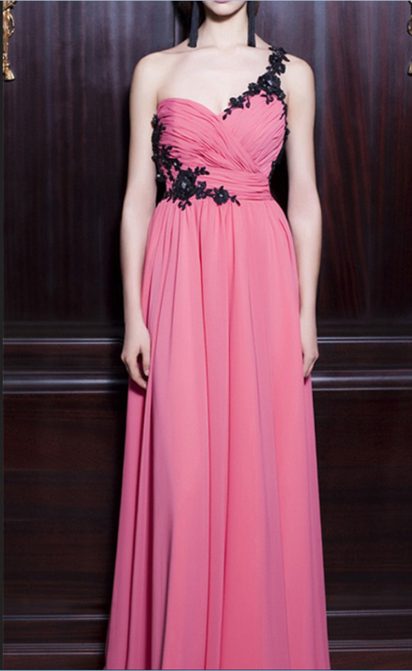 High Quality Prom Dress,a-line Prom Dress,chiffon Prom Dress,appliques ...