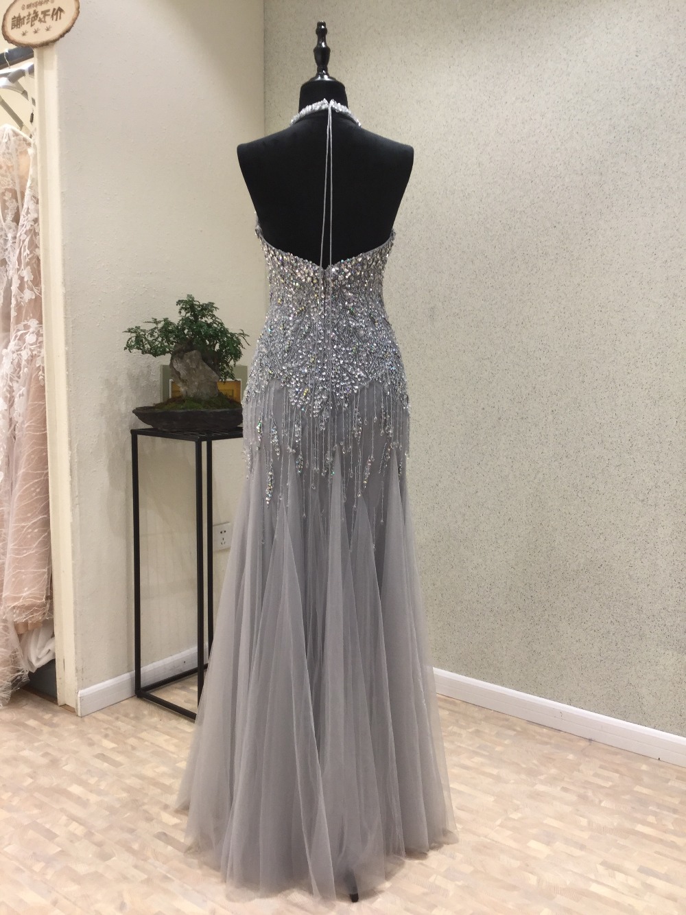 The Sexy Mermaid Neck Multi-layer Dress! Sleeveless Dress Trimmed Veils ...