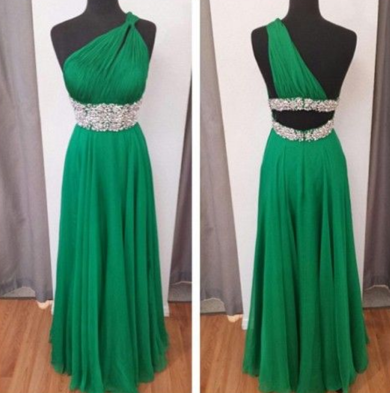 High Quality Prom Dress,chiffon Prom Dress,one-shoulder Prom Dress,a ...