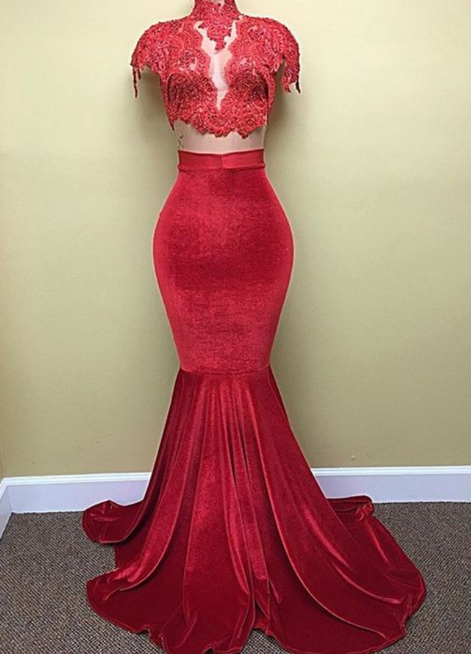 Prom Dress,modest Prom Dress,sparkly Crystal Beaded V Neck Open Back ...