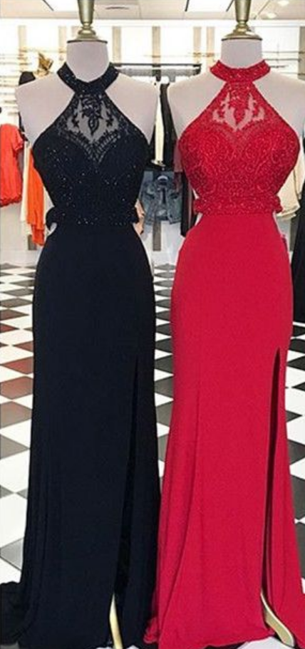 Sexy Prom Dress,sexy Backless Prom Dresses With Beaded,sleeveless Prom ...