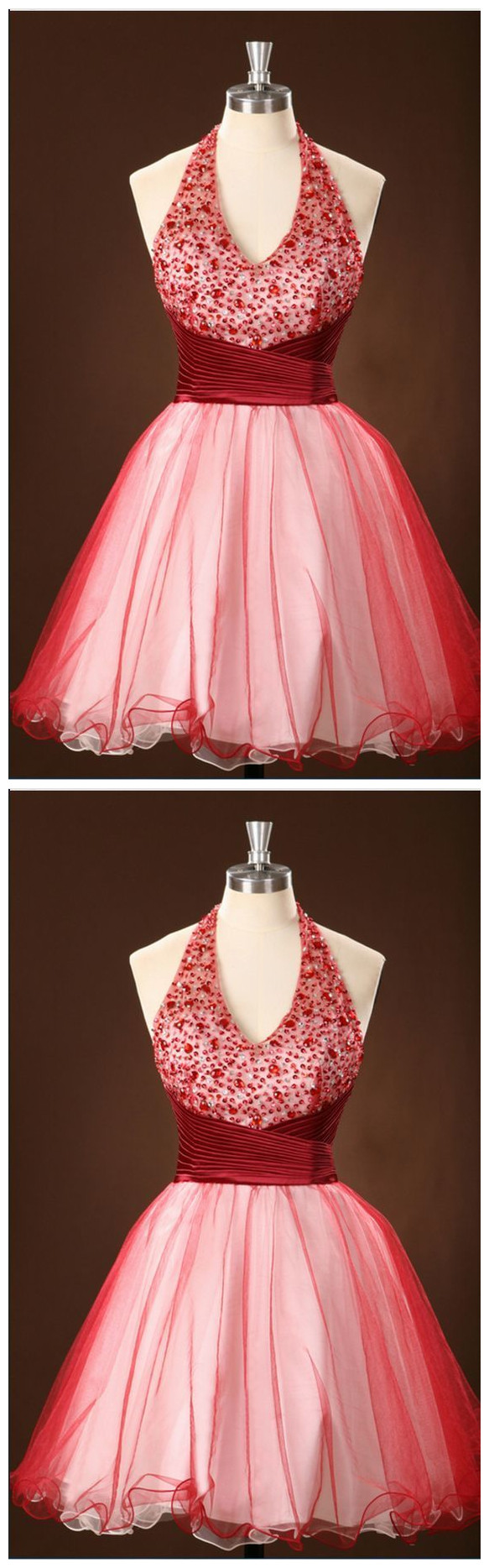 Vestido De Festa Menina Robes De Soiree Hater Neck Homecoming Dresses ...