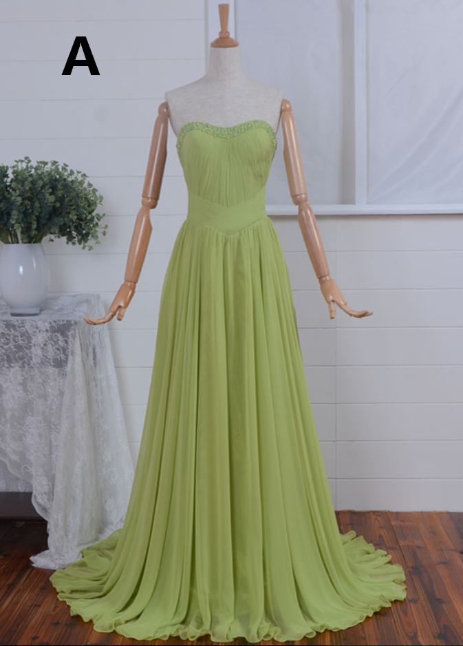 High Quality Prom Dress A-line Prom Dress Chiffon Prom Dress Wedding ...