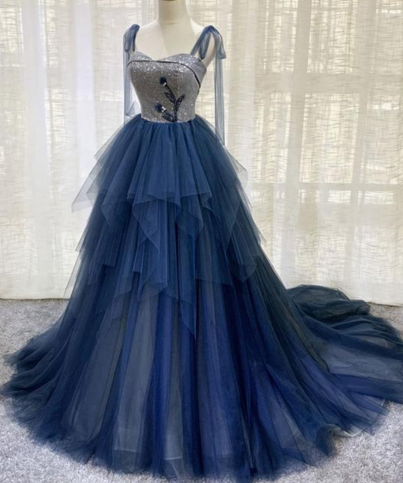 Prom Dresses Tulle Lace Long Prom Dress, Tulle Formal Dress on Luulla